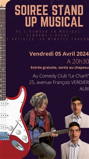 Soirée stand up musical - Le Charli | Billet Réduc'